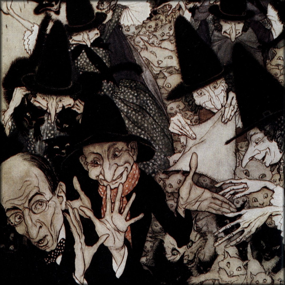 Arthur Rackham, As I was Going to St Ives, Mother Goose 1913