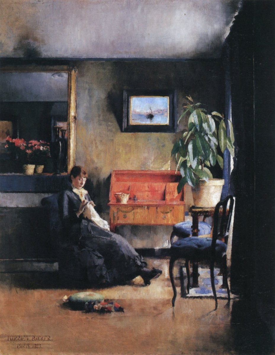 Harriet Backer Paintings in the Public Domain
