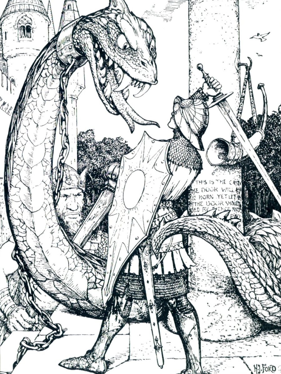 Henry Justice Ford Illustrations in the Public Domain