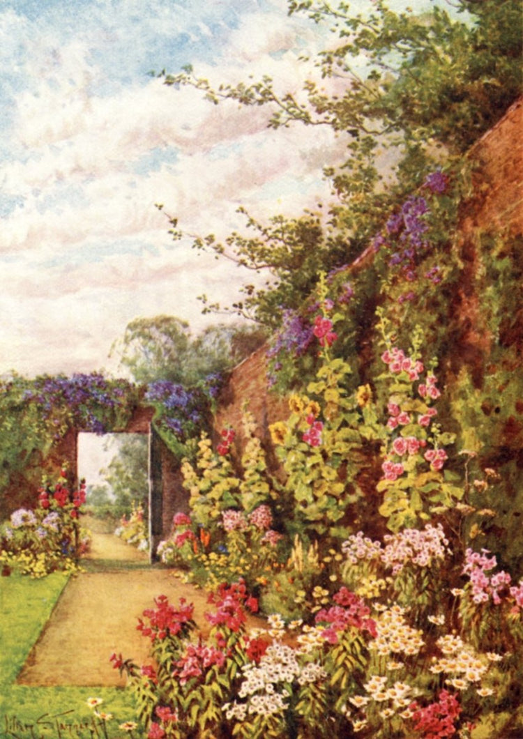 Lilian Stannard Garden Paintings in the Public Domain