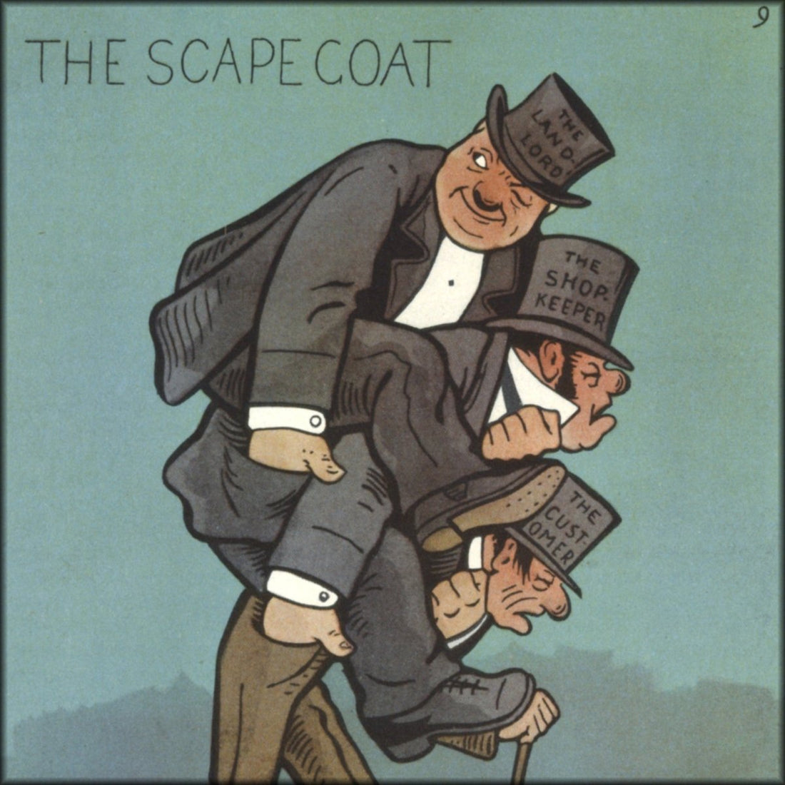 Martin Anderson aka Cynicus (1854-1932) - The Scapegoat
