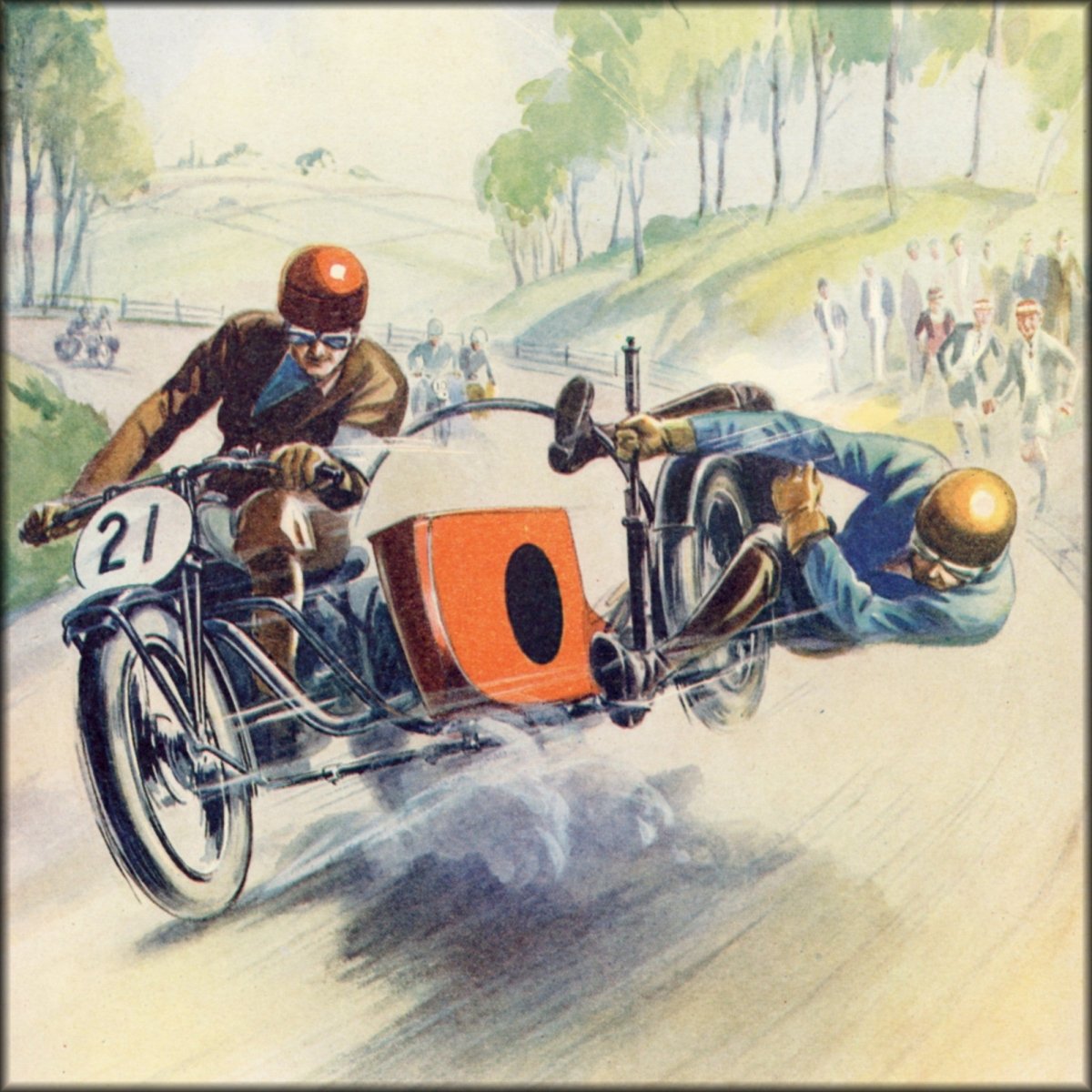 Anon - A Big thrill at a hairpin bend 1930s