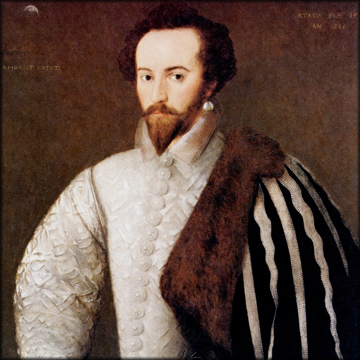 Sir Walter Raleigh, who founded Virginia in 1585 1588