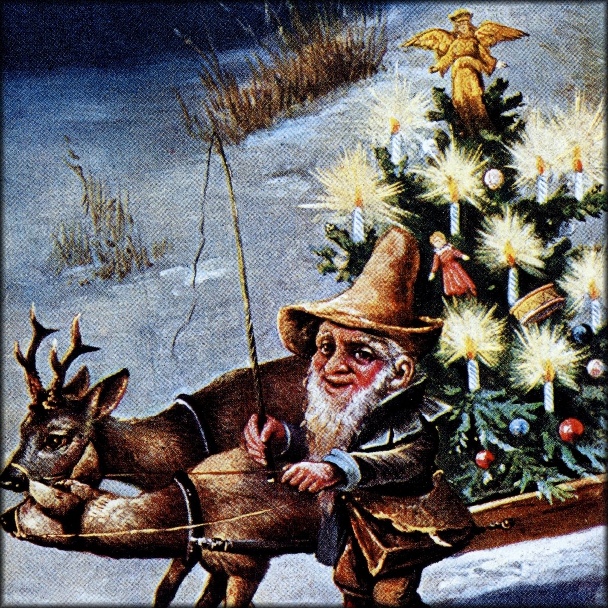 Image of Yule Tomte, a spirit from Nordic folklore
