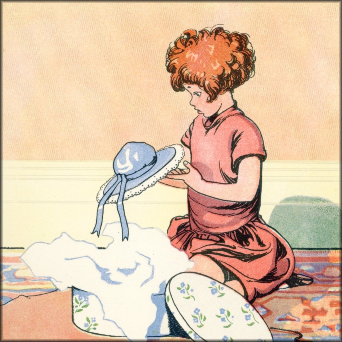 Honor C. Appleton (1879-1951) - Rose Lily doesn't like blue 1930s