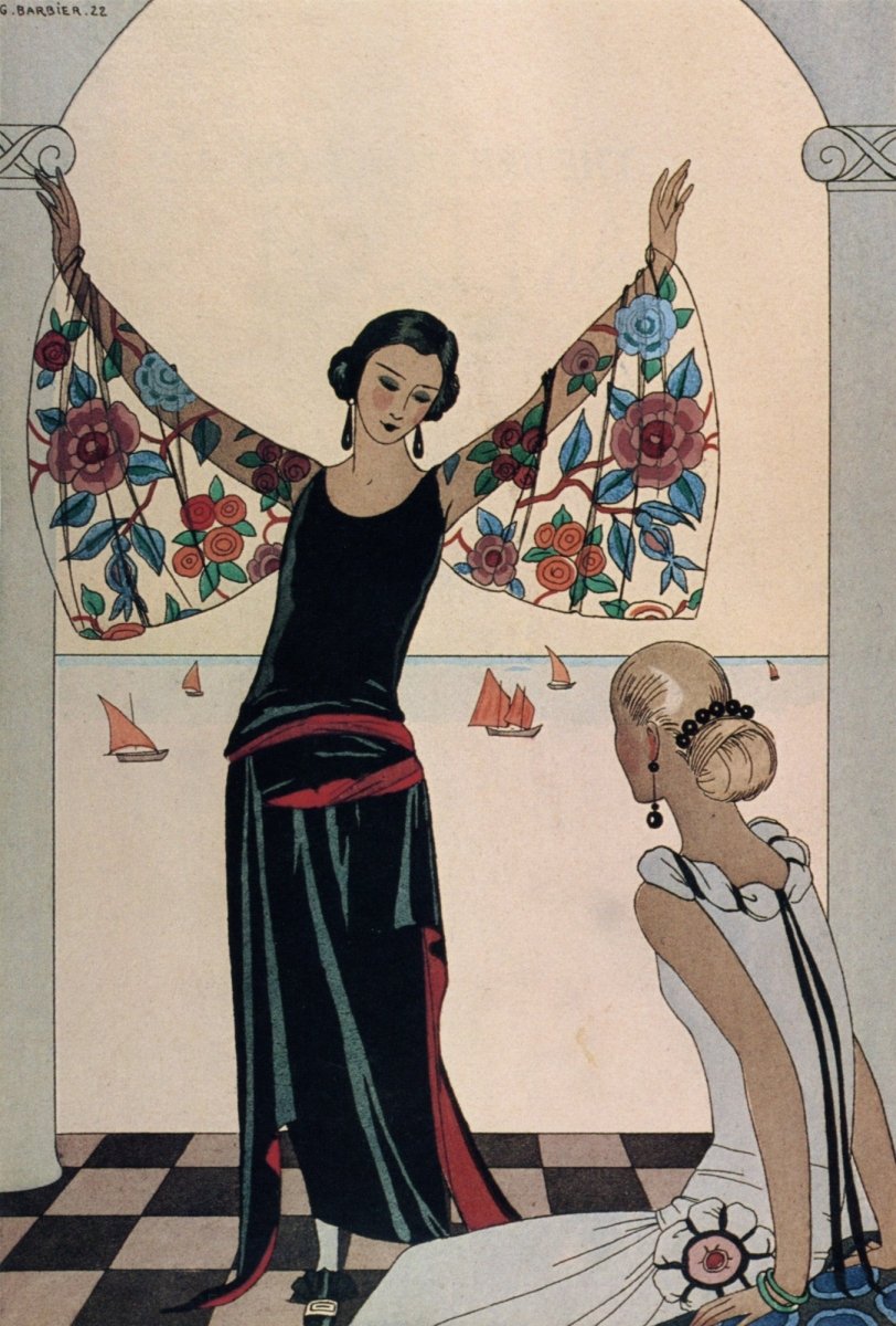 George Barbier Art Deco Public Domain Images to Download