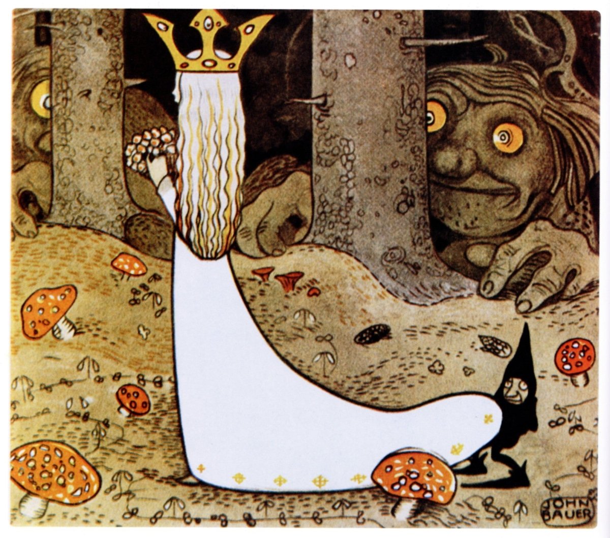 John Bauer Artwork in the Public Domain