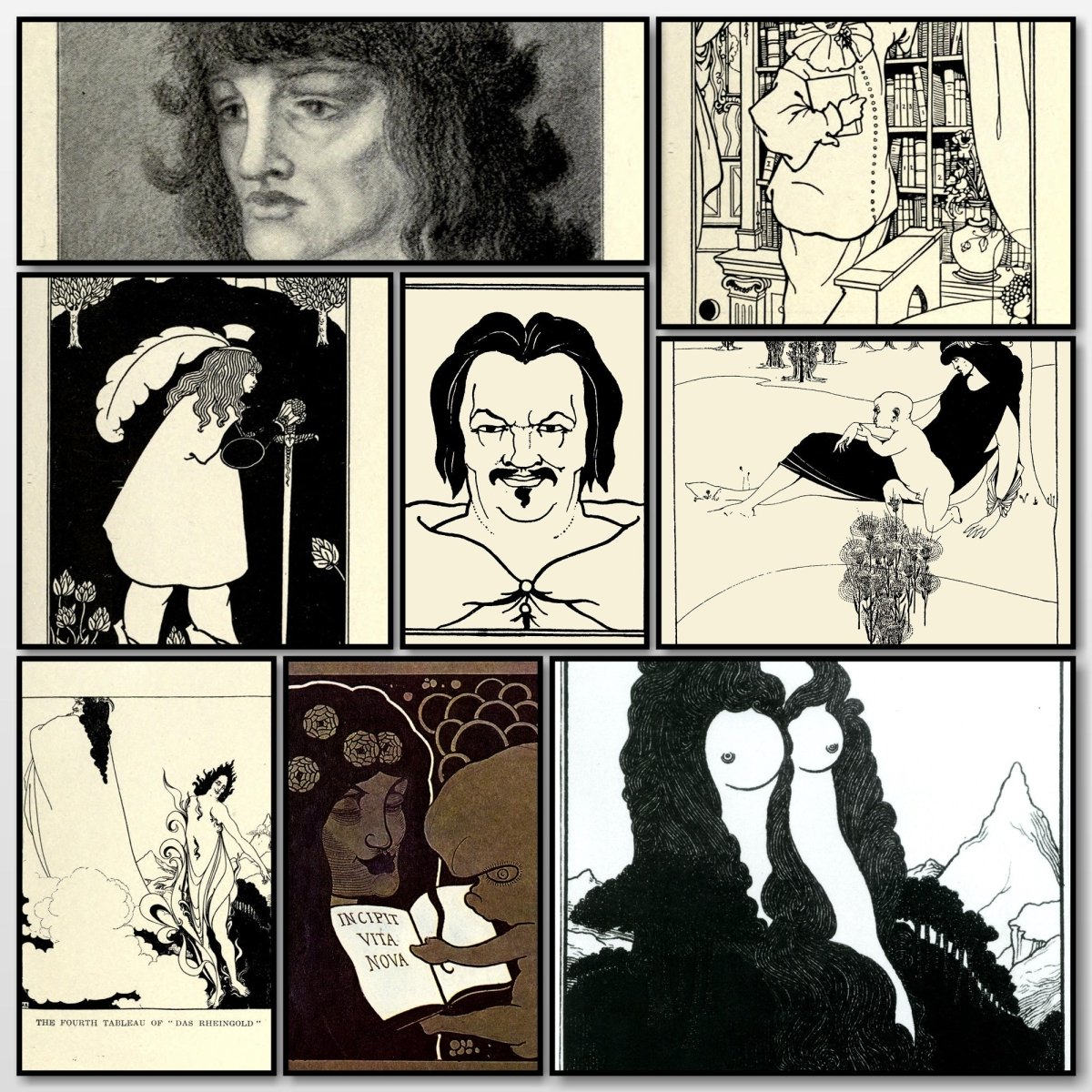 The Art of Aubrey Beardsley (1918) - 15 images – Public Domain Image ...