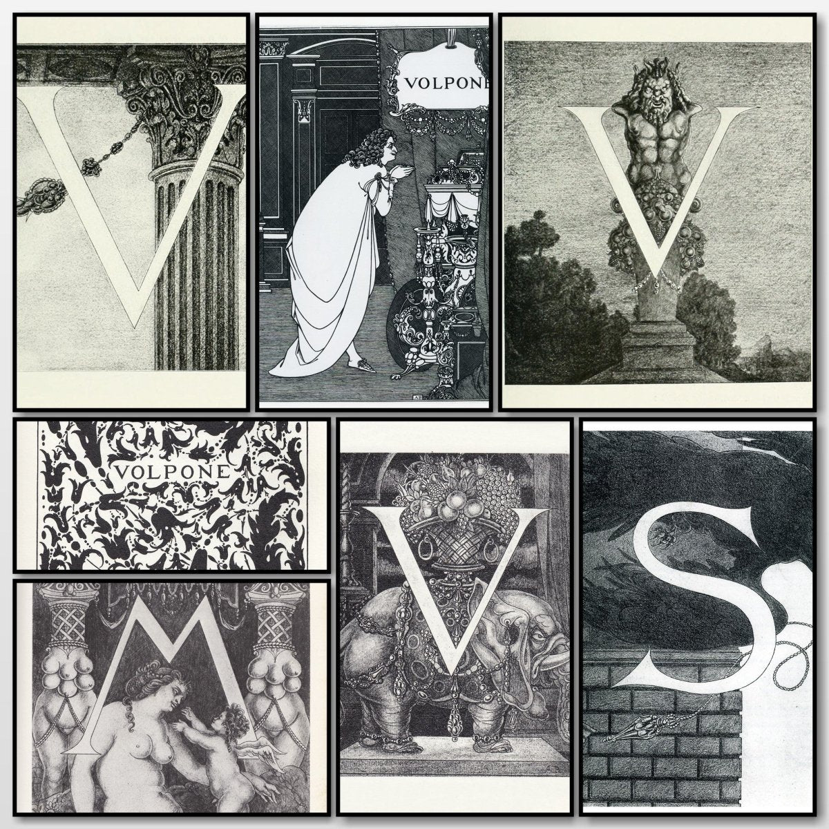 Volpone 1898 - Aubrey Beardsley (1872-1898) - 7 images – Public Domain ...