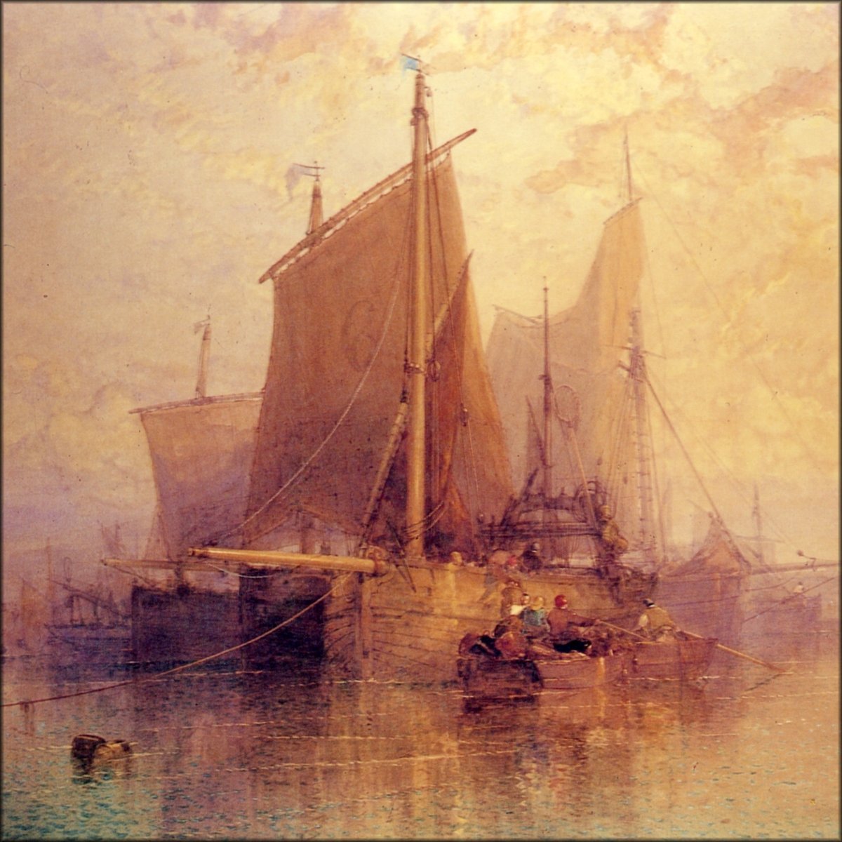 William Roxby Beverley (1810-1889) - Fishing boats, Early morning 1866
