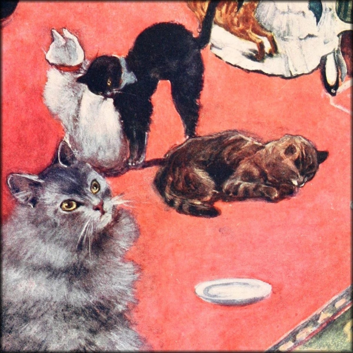 The Cat 1905 - Adolph Birkenruth - 12 images