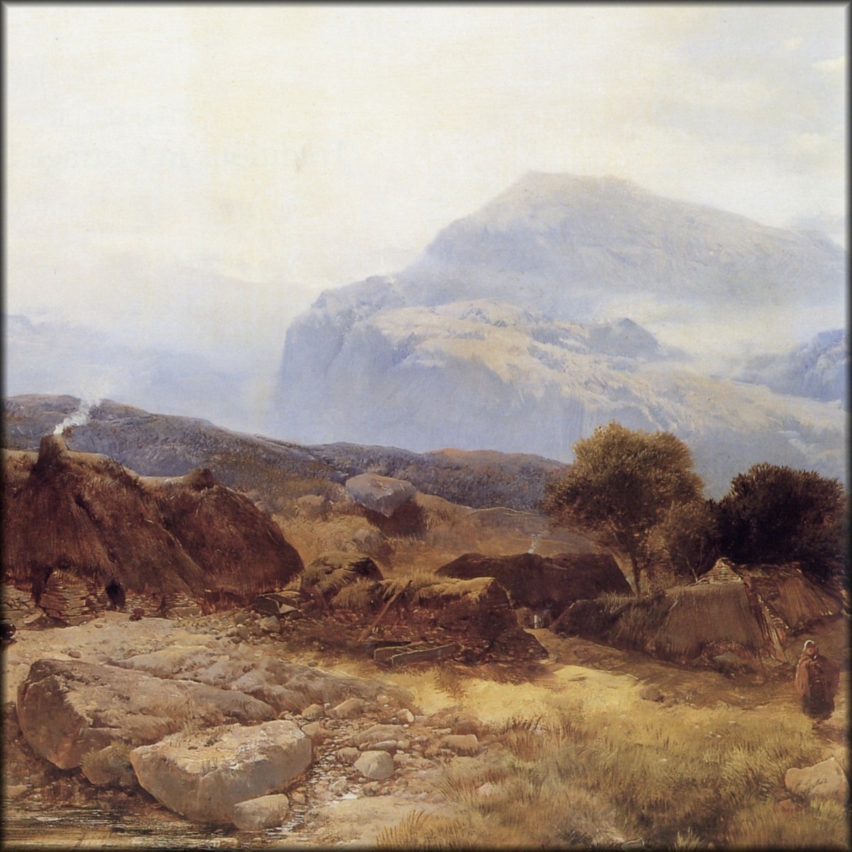 Henry Bright (1810-1873) - In the Welsh Hills