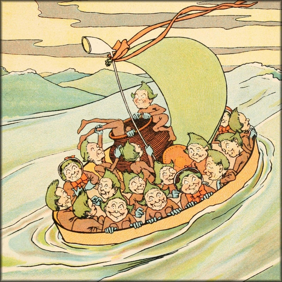The Jumblies 1910 - L. Leslie Brooke - 7 images