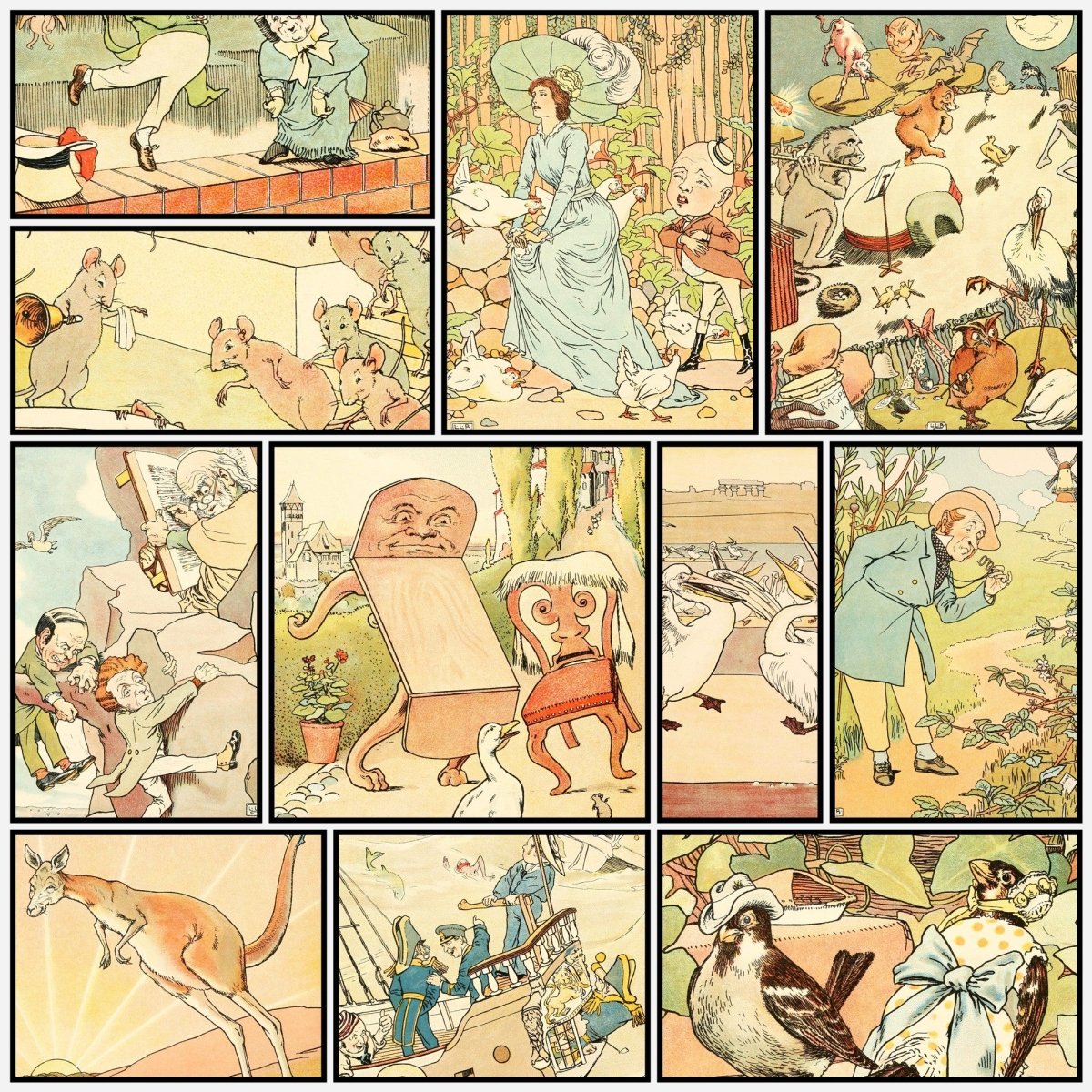 Leonard Leslie Brooke Illustrations in the public domain