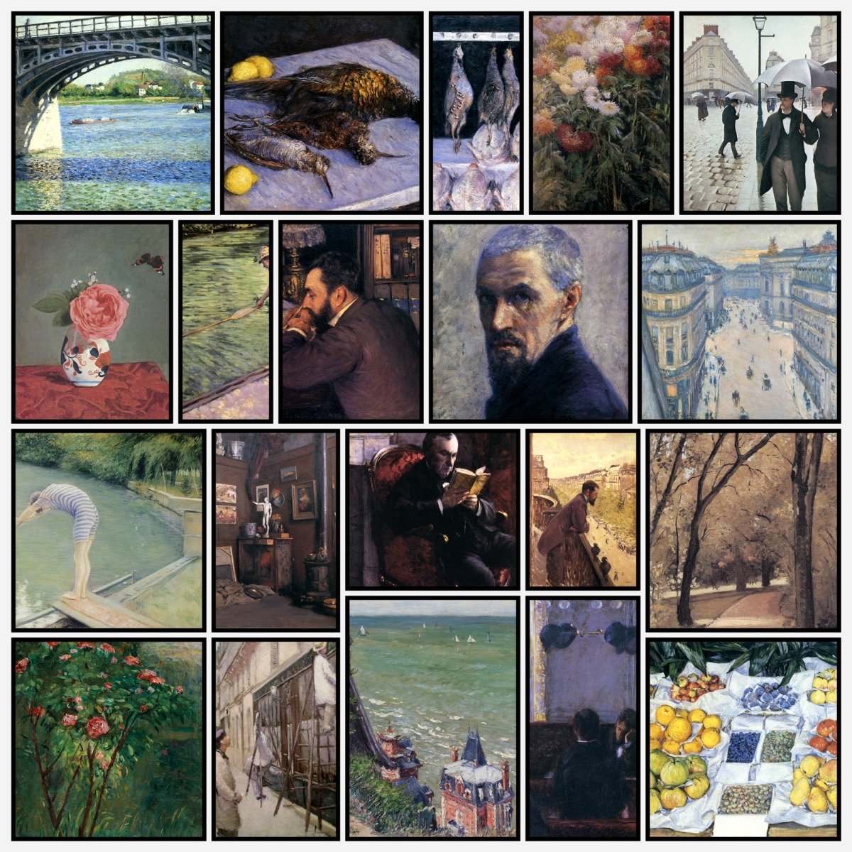 Gustave Caillebotte Impressionist Art in the Public Domain