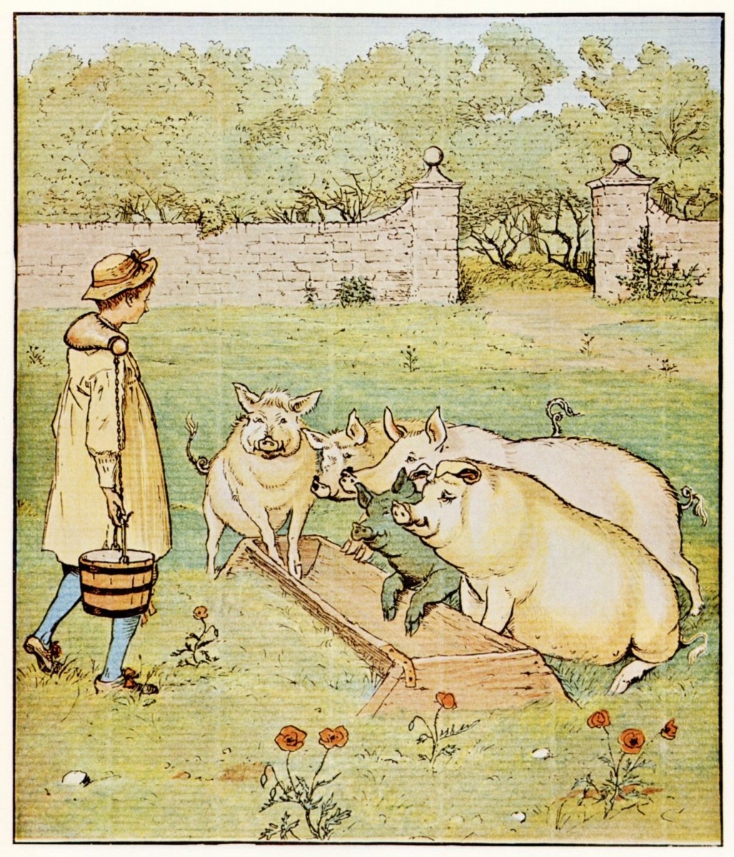 Randolph Caldecott Illustrations in the Public Domain
