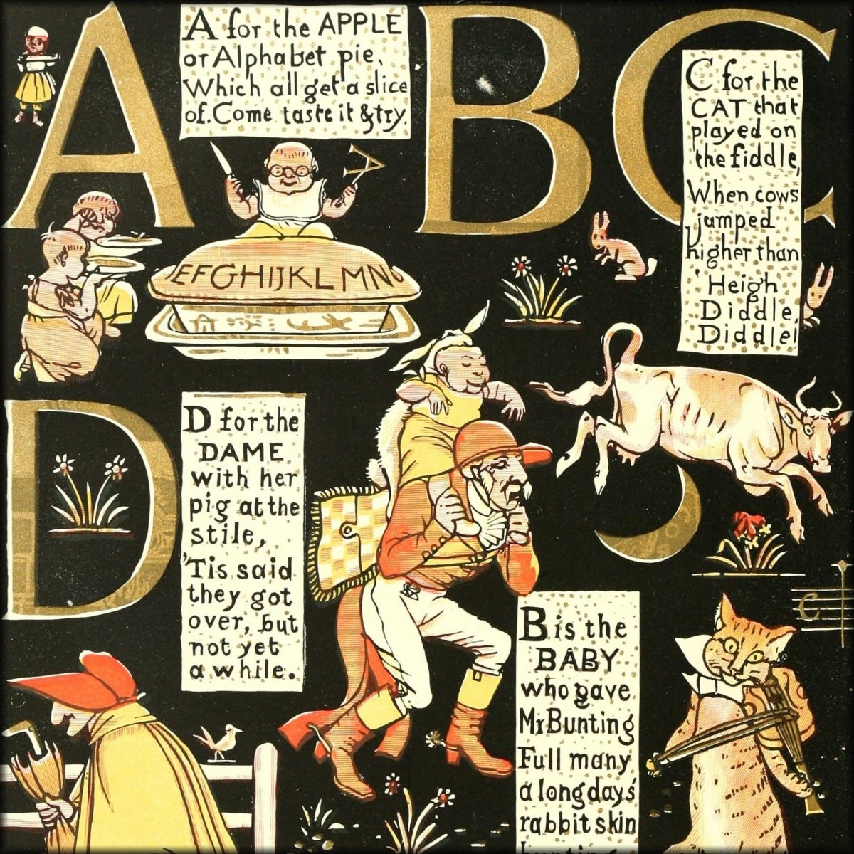 The Absurd ABC 1897 - Walter Crane - 9 images