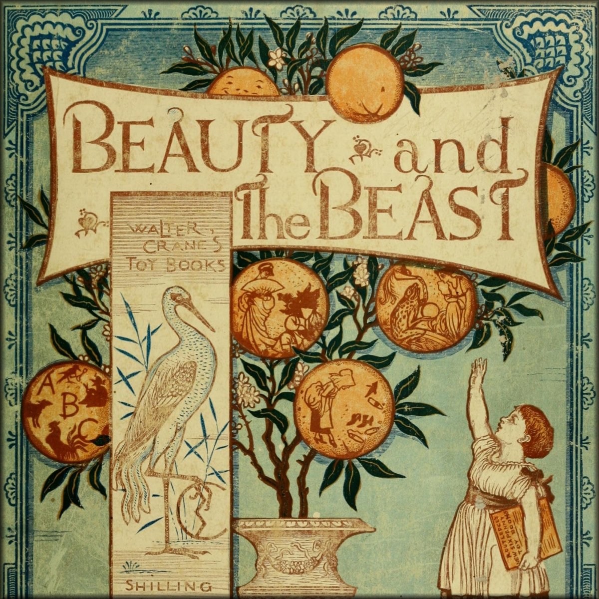Beauty & the Beast 1875 - Walter Crane (1845-1915) - 7 images – Public ...