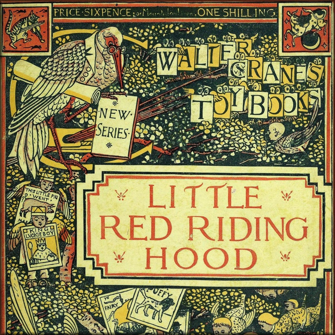 Little Red Riding Hood 1875 - Walter Crane - 9 images
