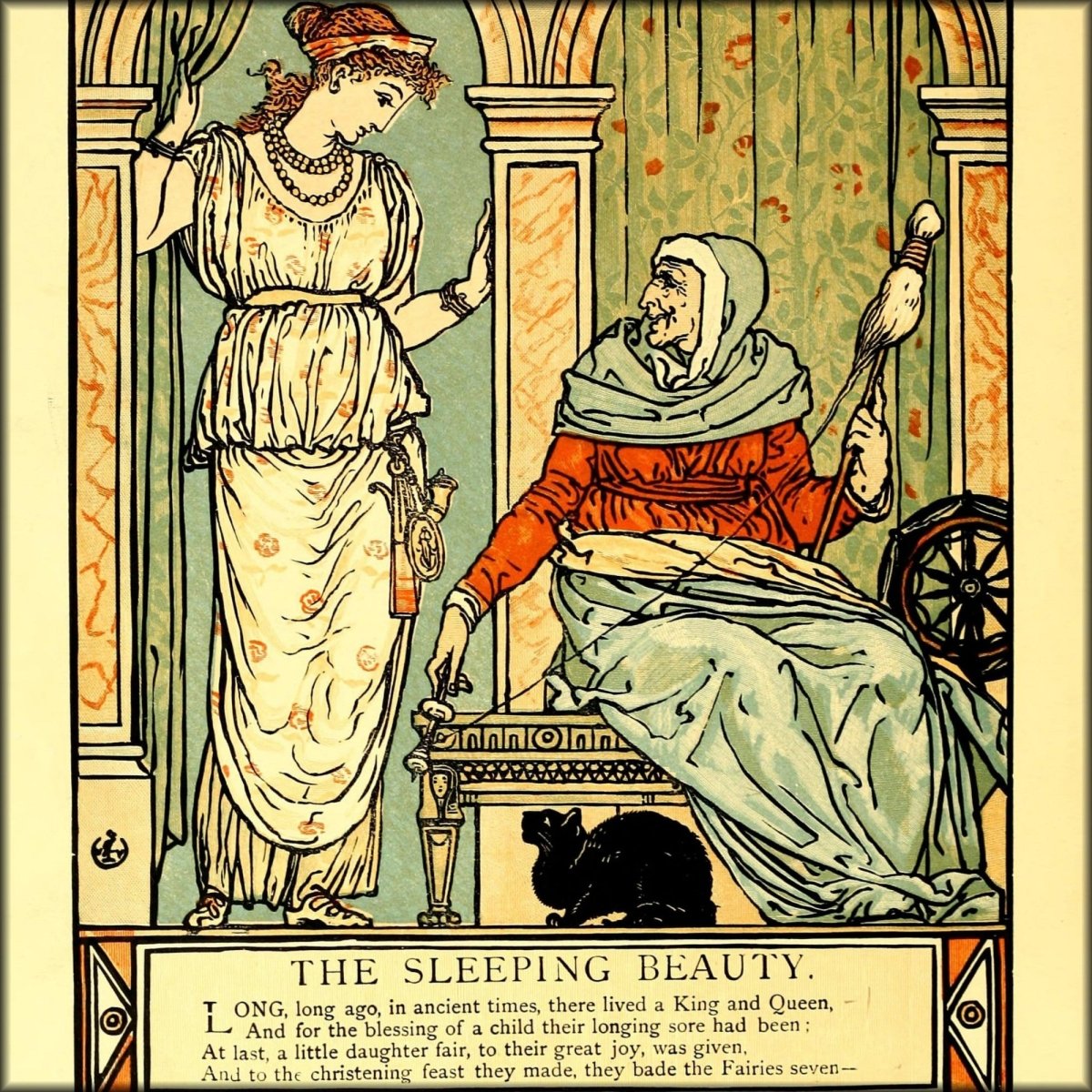 Sleeping Beauty 1911 - Walter Crane (1845-1915) - 24 images – Public ...