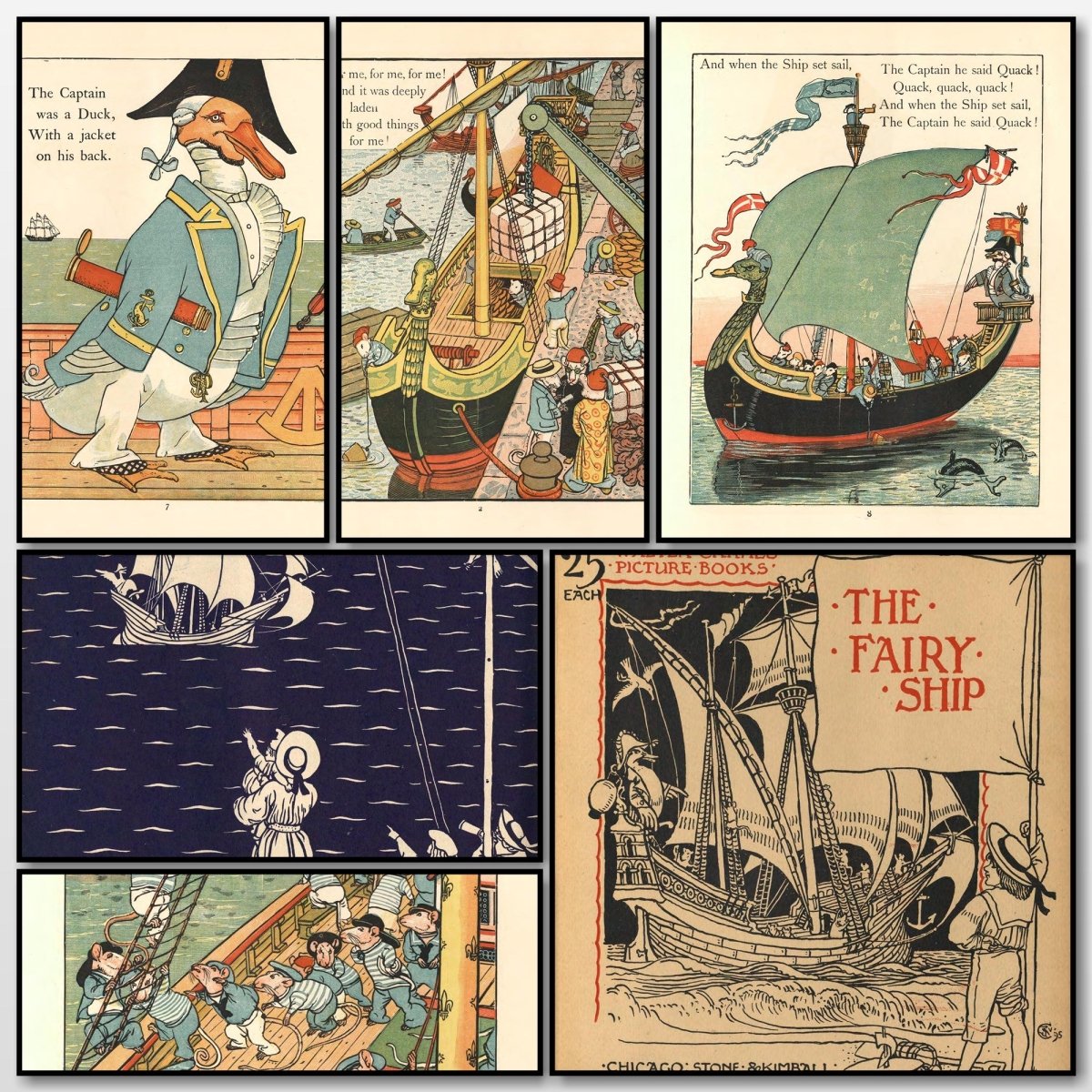 The Fairy Ship, 1900 - Walter Crane (1845-1915) - 10 images – Public ...