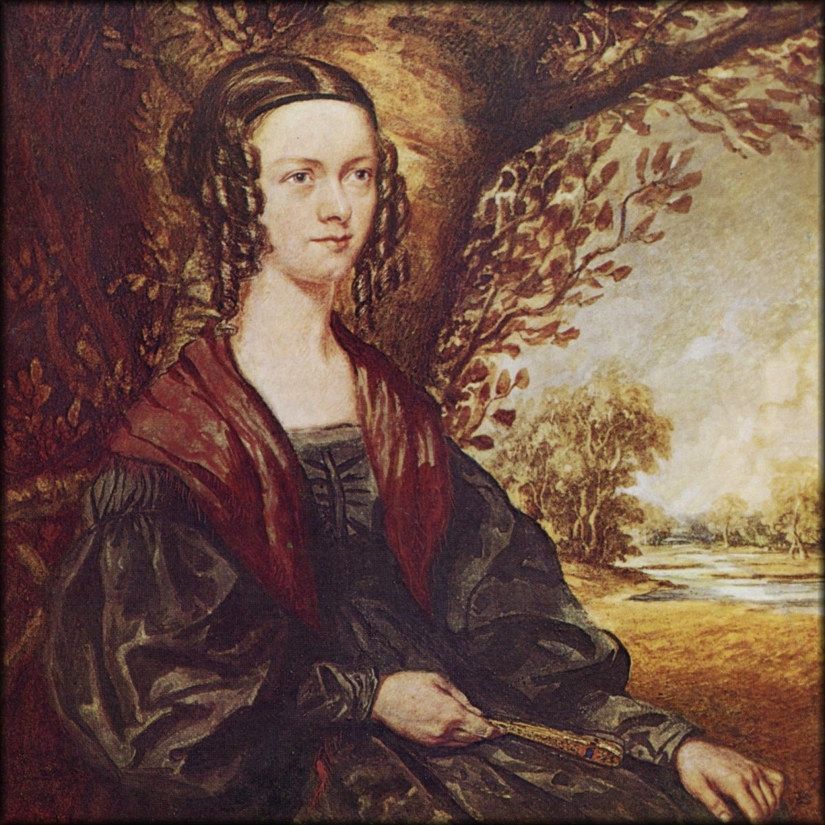 Richard Dadd - Portrait of a Girl, poss Elizabeth Langley