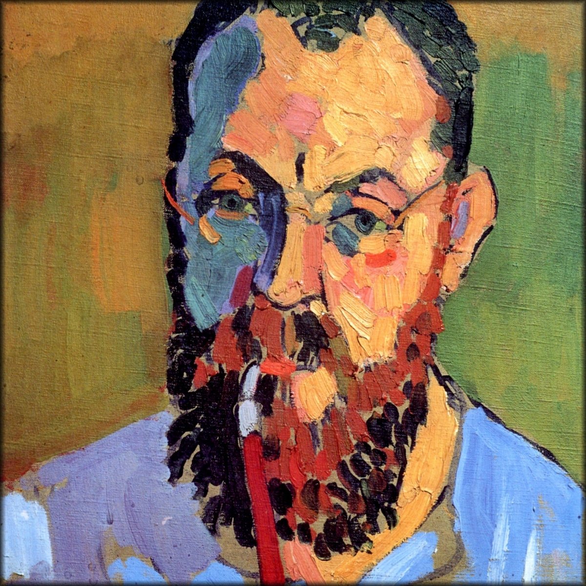 André Derain (1880-1954) - Portrait of Henri Matisse 1905