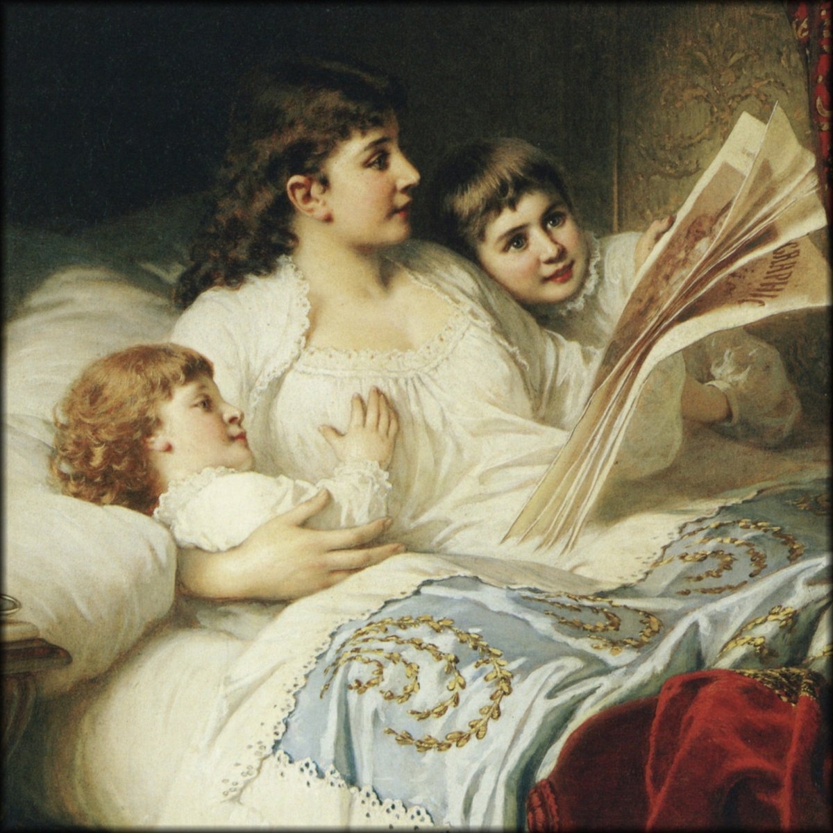 Augustus Egg (1816-1863) - Goodnight Story 1883