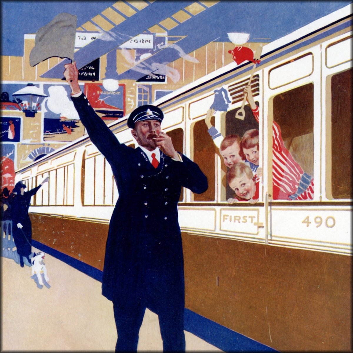 Howard K. Elcock (1886-1952) - Off we go 1924