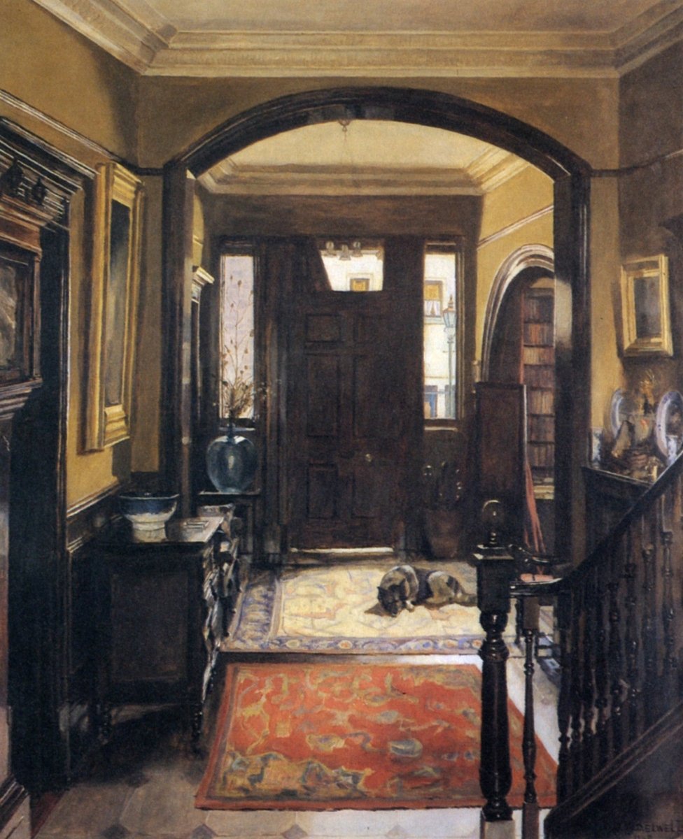 Mary Elwell (1874-1952) - The Front Door 1940