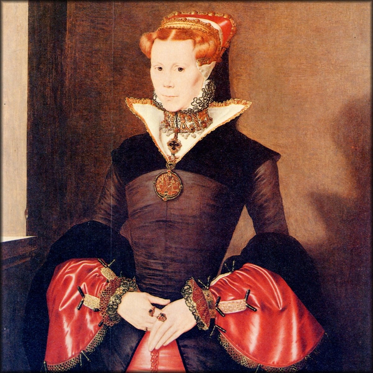 Hans Eworth (c.1520-1574) - Princess Mary, Edward VI's elder sister