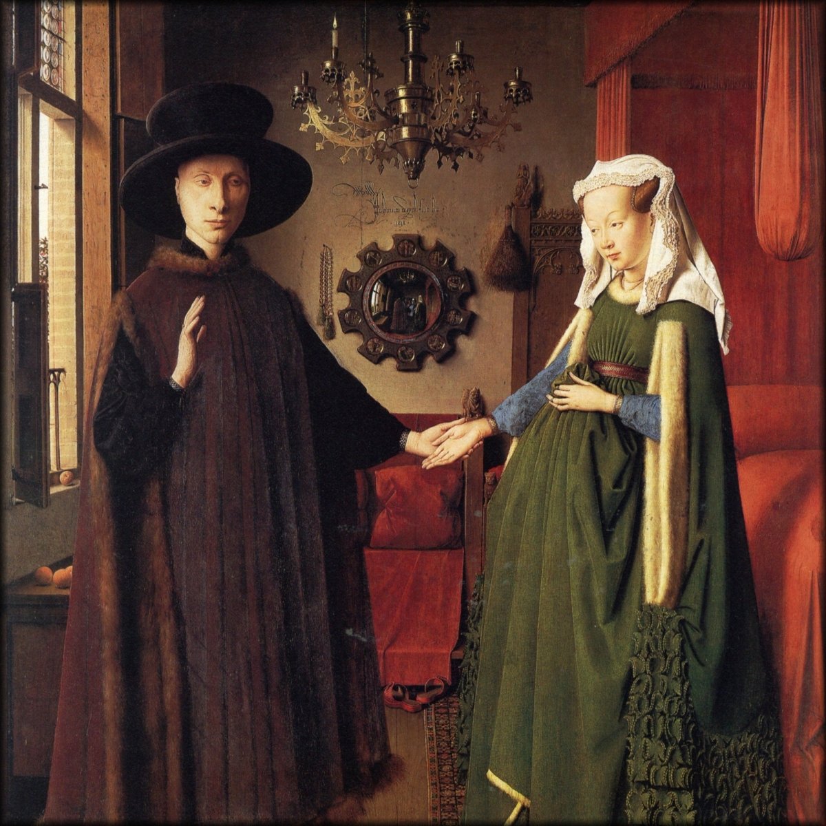 Jan van Eyck (c1385-1441) - The Arnolfini Marriage 1434