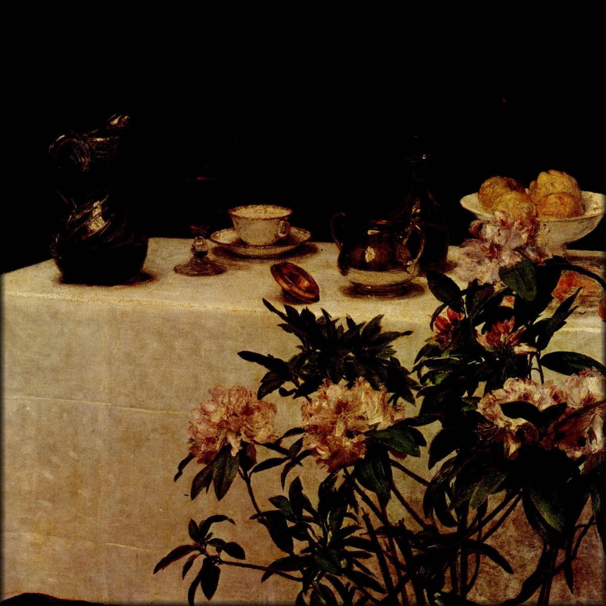 Henri Fantin-Latour (1836-1904) - Still Life, Corner of a Table 1873