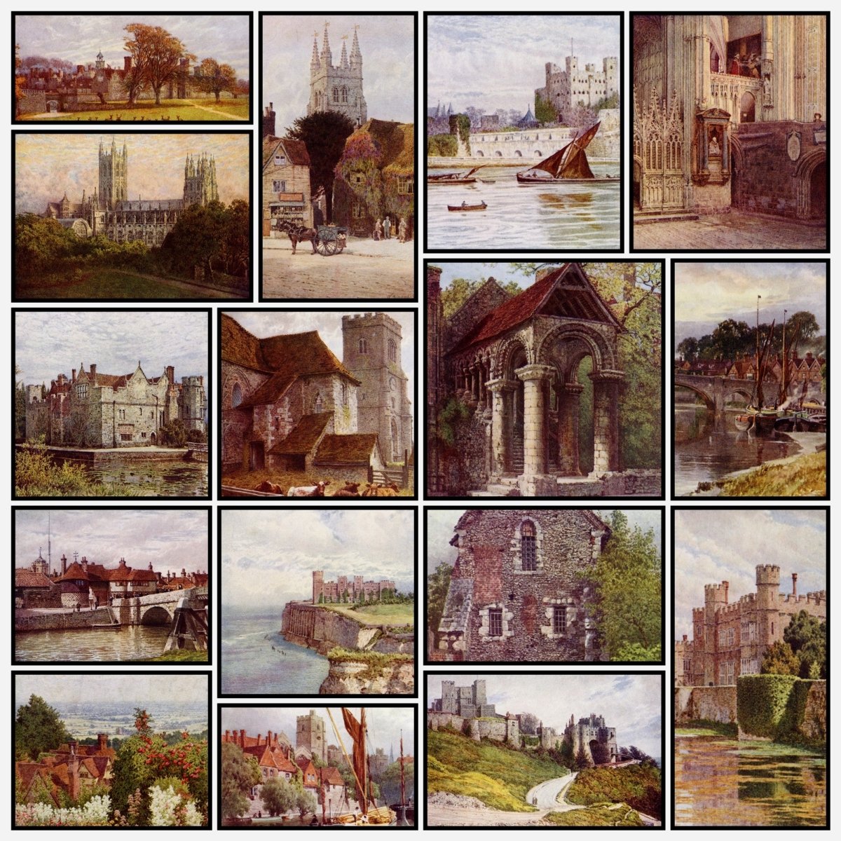 Kent Water-colours 1906 - William B. Gardner - 16 images