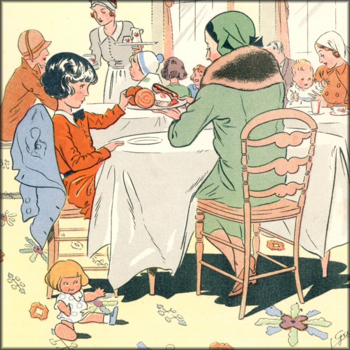 Lucy Gee (1872-1949) - Too cold for strawberry ice 1930s