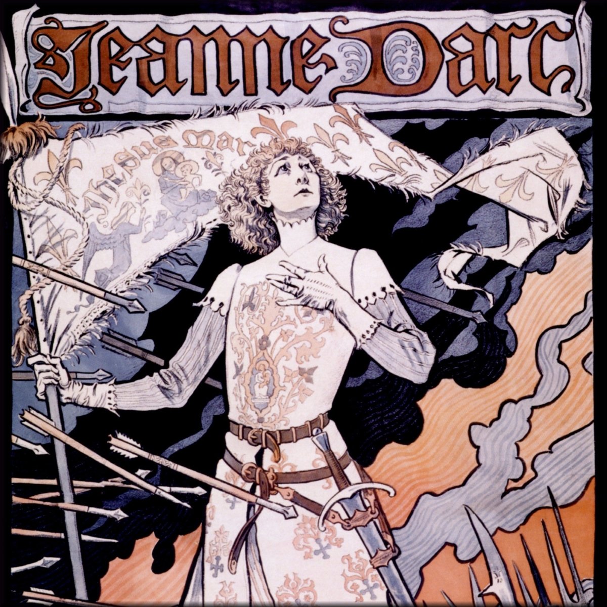 Eugène Grasset (1841-1917) - Jeanne d'Arc, Sarah Bernhardt c.1889-90
