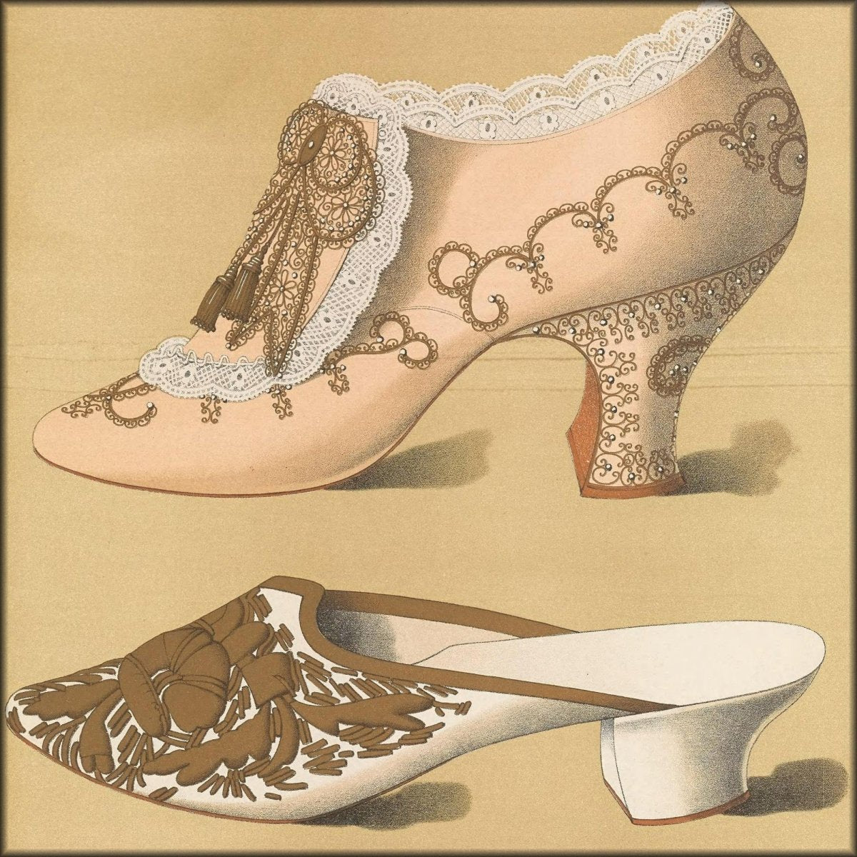 Thomas Watson Greig Public Domain Vintage Shoe Illustrations