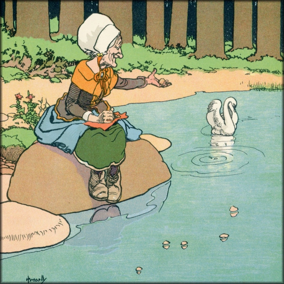 John Hassall Illustrations in the public domain