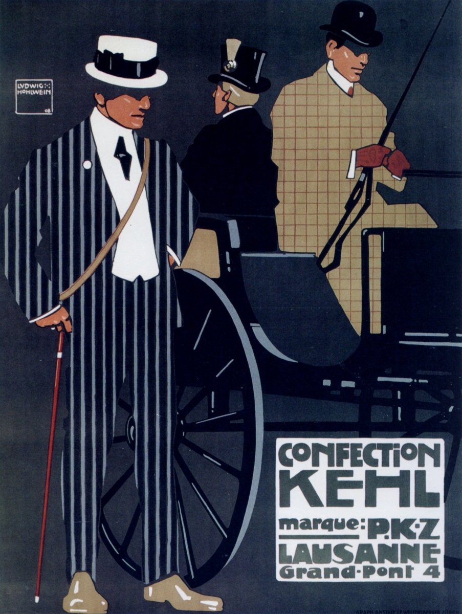 Ludwig Hohlwein (1874-1949) - Confection Kehl 1908