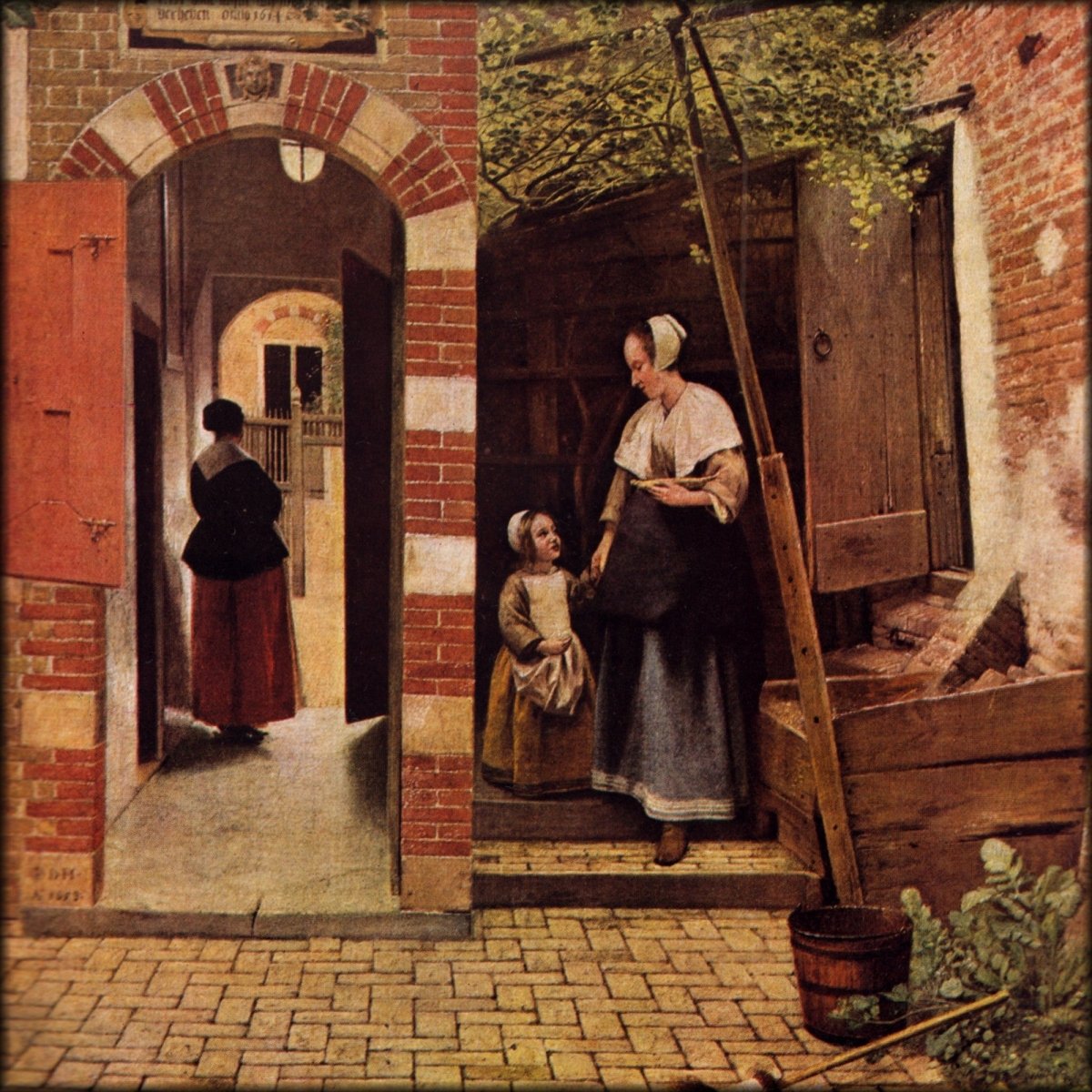 Pieter de Hooch (1629-1684) - Court of a Dutch house