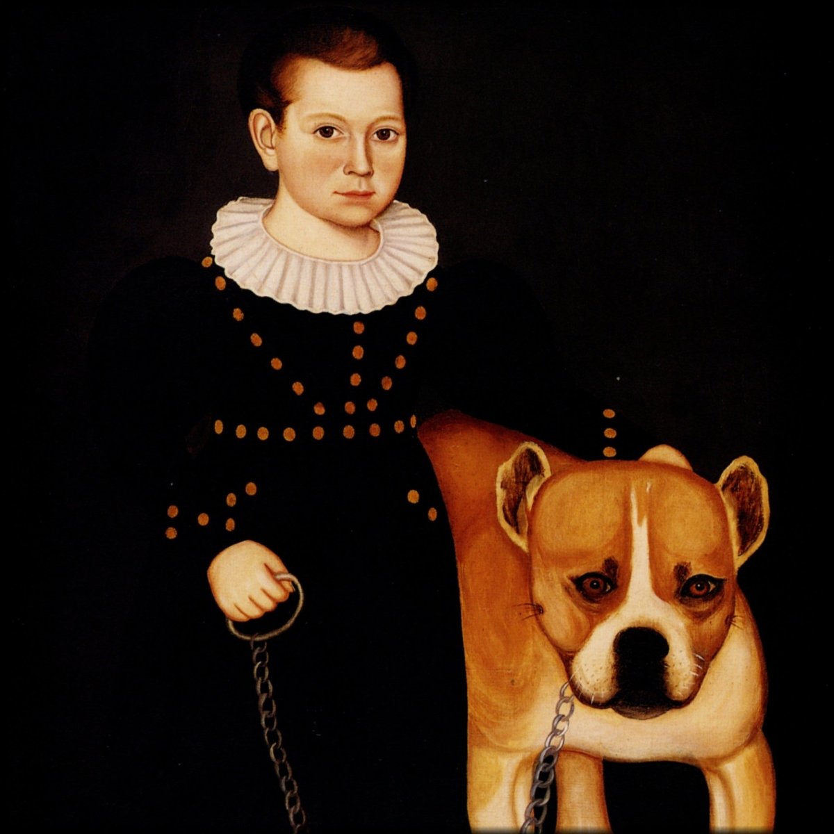 Milton W. Hopkins (1789-1844) - Pierrepont Edward Lacey and his dog Gun