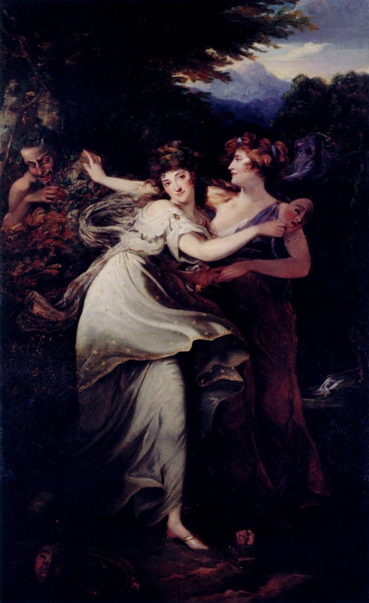 John Hoppner (1758-1810) - Dorothy Jordan as the Comic Muse 1786