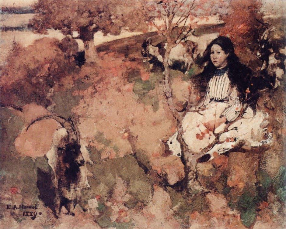 Edward Atkinson Hornel Paintings in the Public Domain
