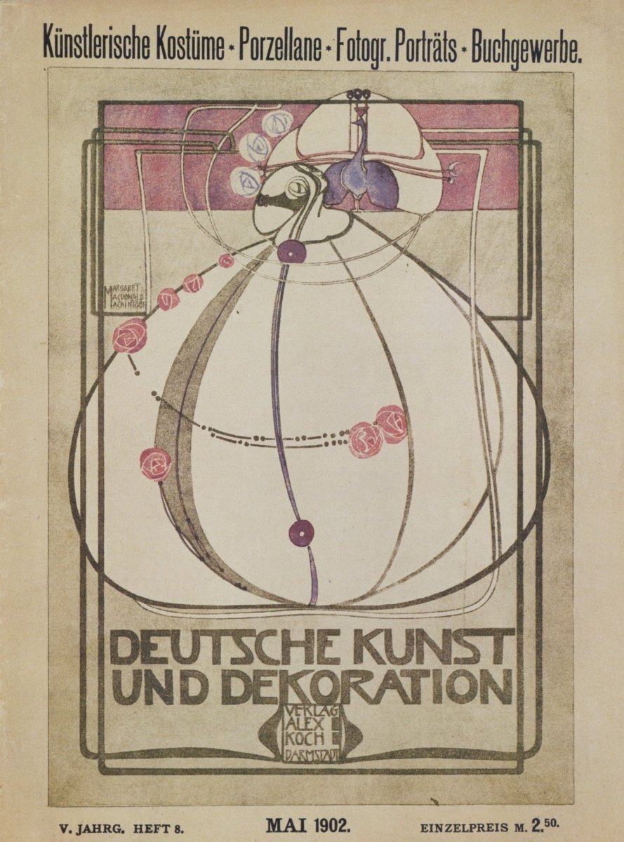 Margaret Macdonald Mackintosh (1864-1933) - Deutsche Kunst und Dekoration cover May 1902