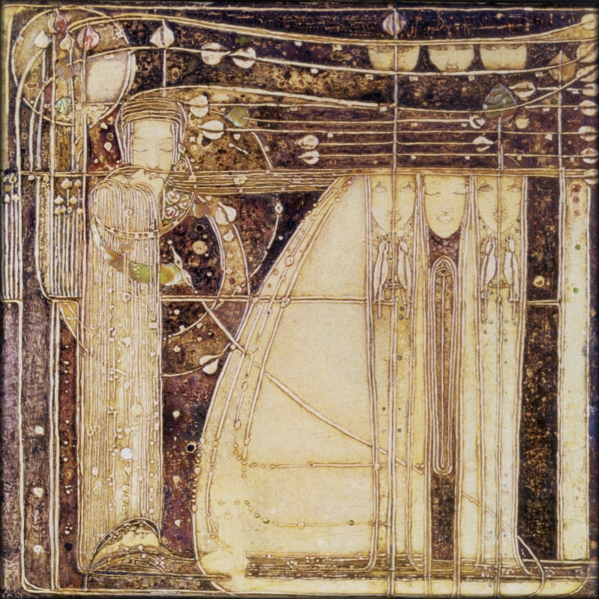 Margaret Macdonald Mackintosh (1864-1933) - The Opera of the Wind c.1902