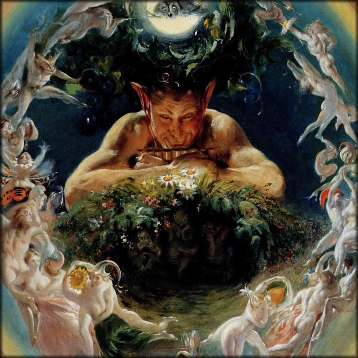 Daniel Maclise - The Faun & the Fairies c.1834