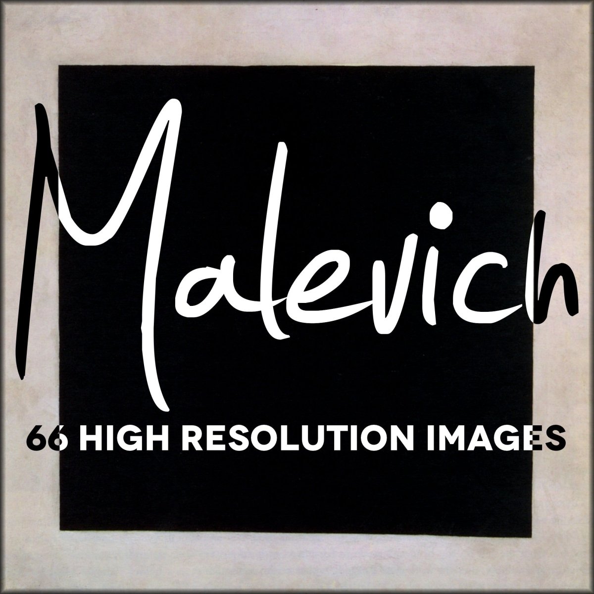 Malevich Public Domain Images including his Black Square