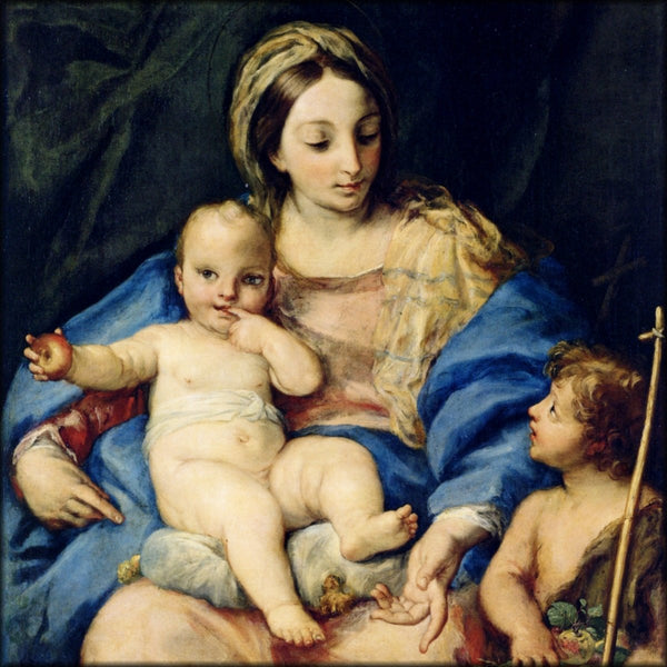 Carlo Maratta (1625-1713) - The Virgin & Child with St John the Baptist