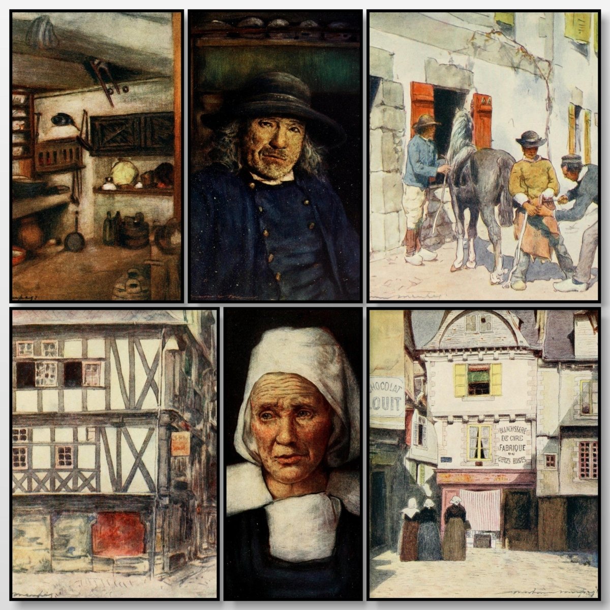 Mortimer Menpes Illustrations in the Public Domain