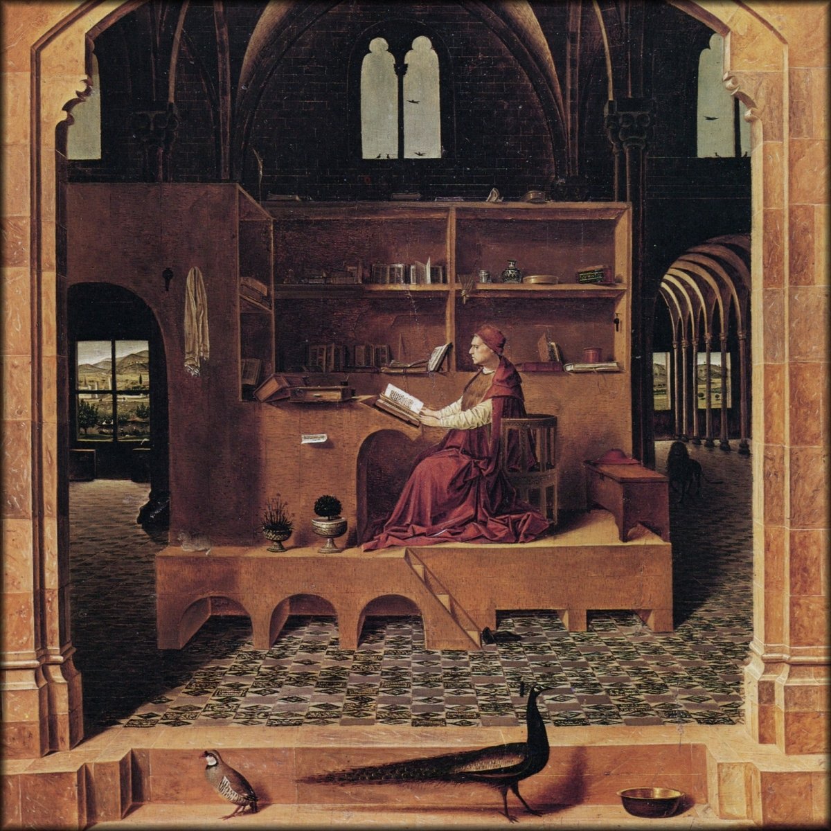 Antonello da Messina (1430-1479) - St Jerome in his Study 1475